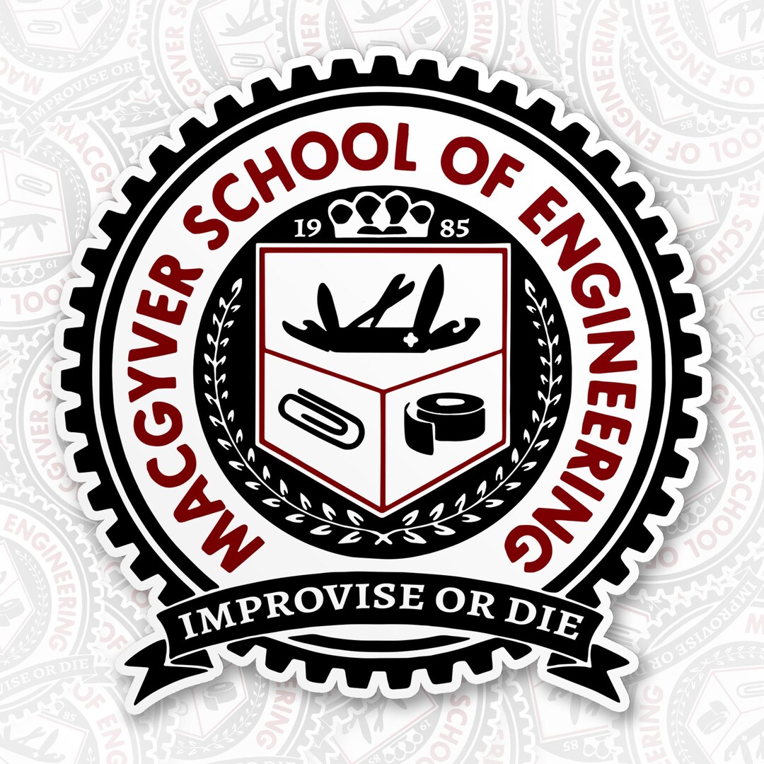 School of Engineering Sticker, Engineer Stickers, Blue Collar, Student ...
