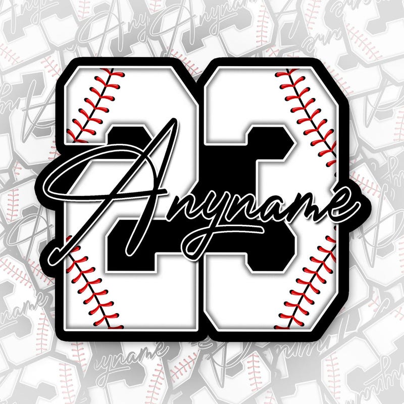 Baseball Decal - Etsy