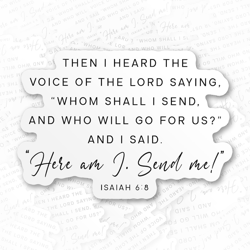 Here I Am Lord - Etsy