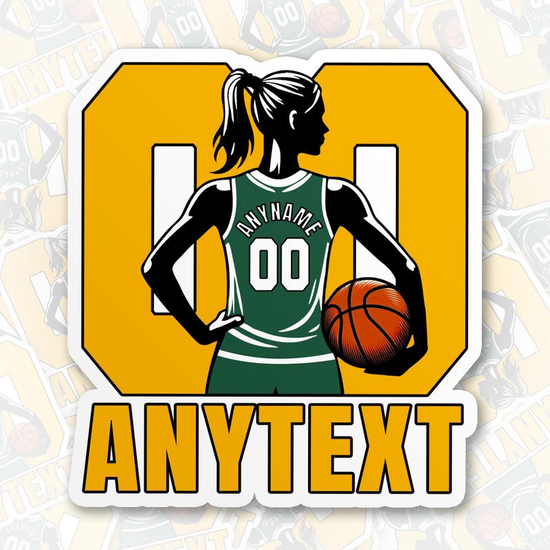 Basketball Stickers - Etsy