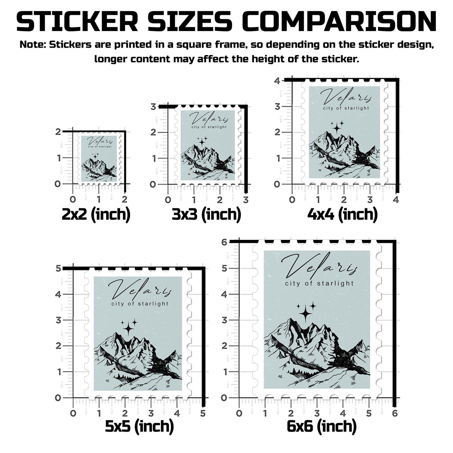 Velaris Stamp City of Starlight Sticker, Acotar Bookish Stickers, Book ...