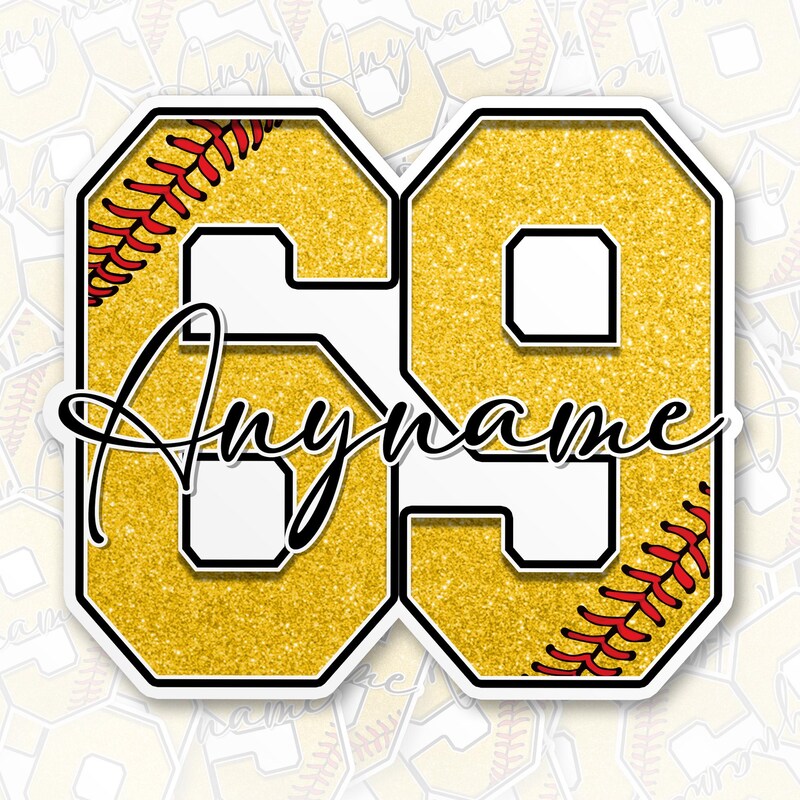 Softball Sticker - Etsy