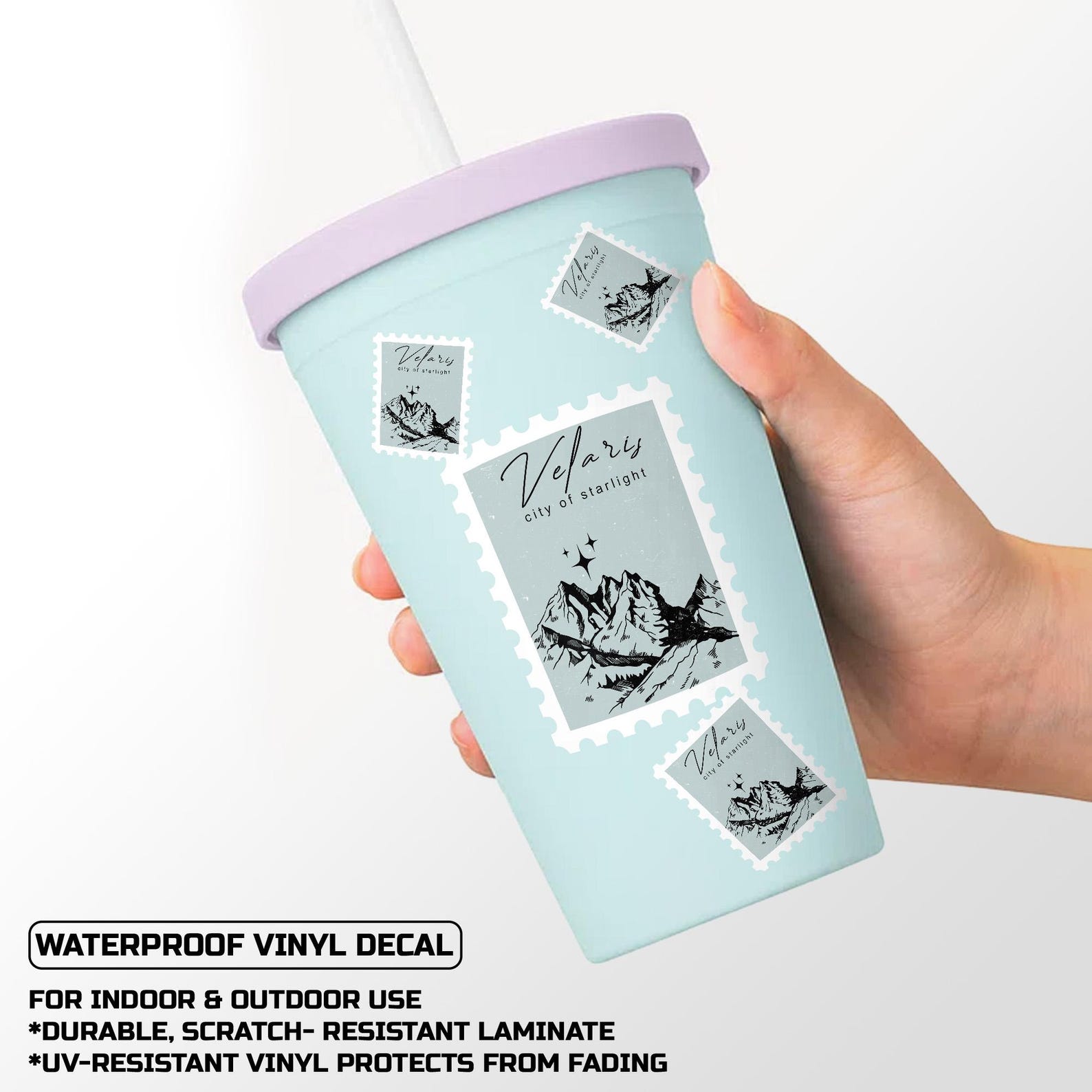 Velaris Stamp City of Starlight Sticker, Acotar Bookish Stickers, Book ...