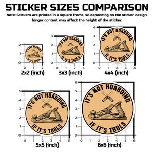 It's Not Hoarding If It's Tools Sticker, Carpenter, Wood Worker ...