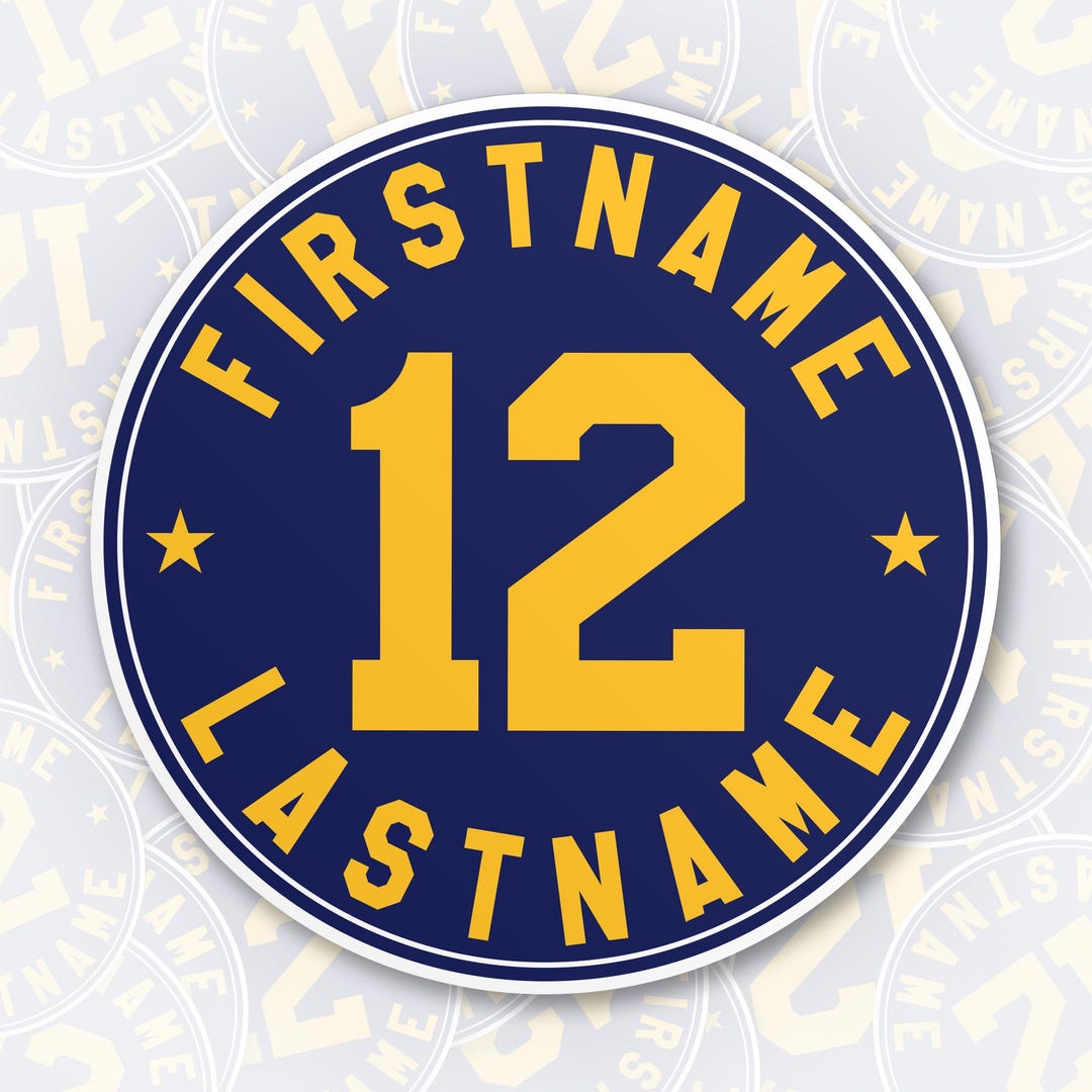 Custom Baseball Softball Bat Knobs Sticker, Personalized Sport Name ...