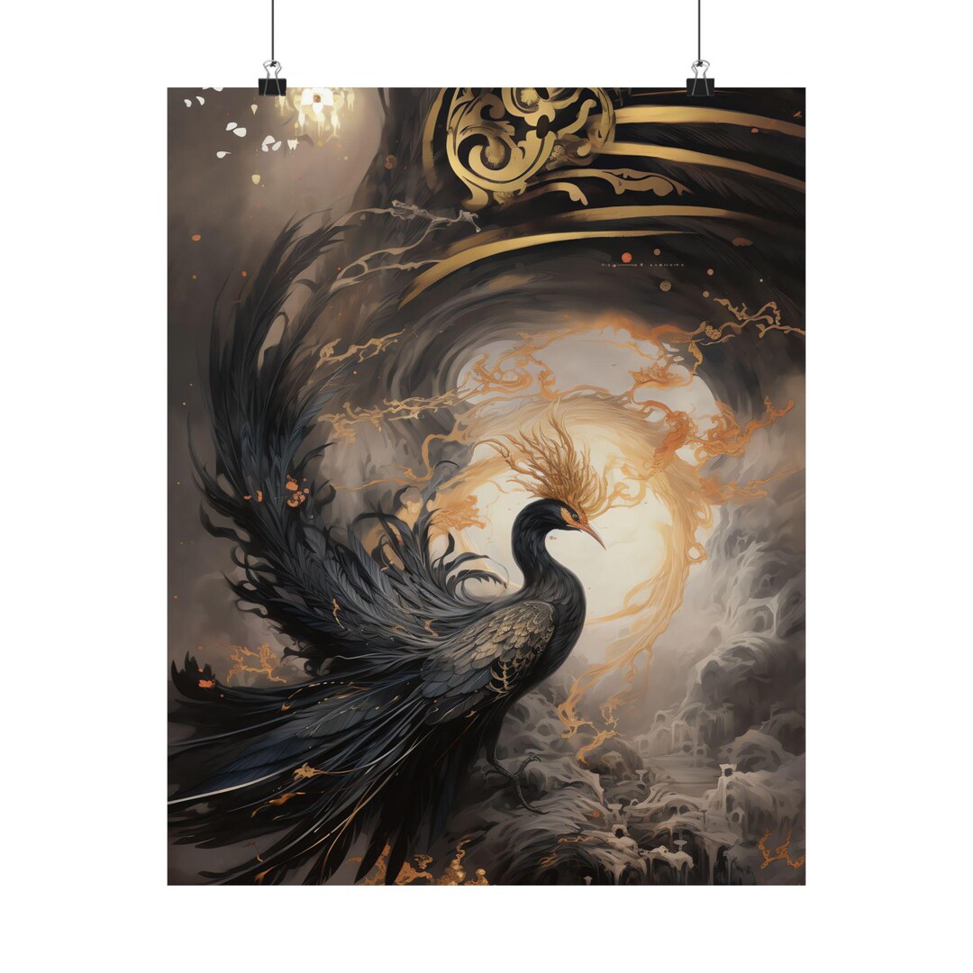 16x20 Phoenix Fantasy Sky Poster Winner Artwork Detailed Painting ...