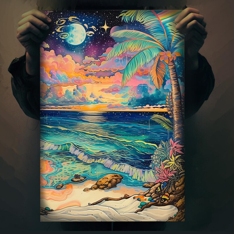 Airbrush Beach Scene - Etsy