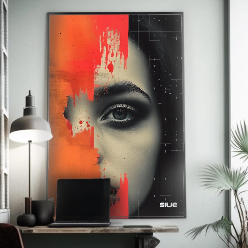 Mixed Media Poster - Etsy