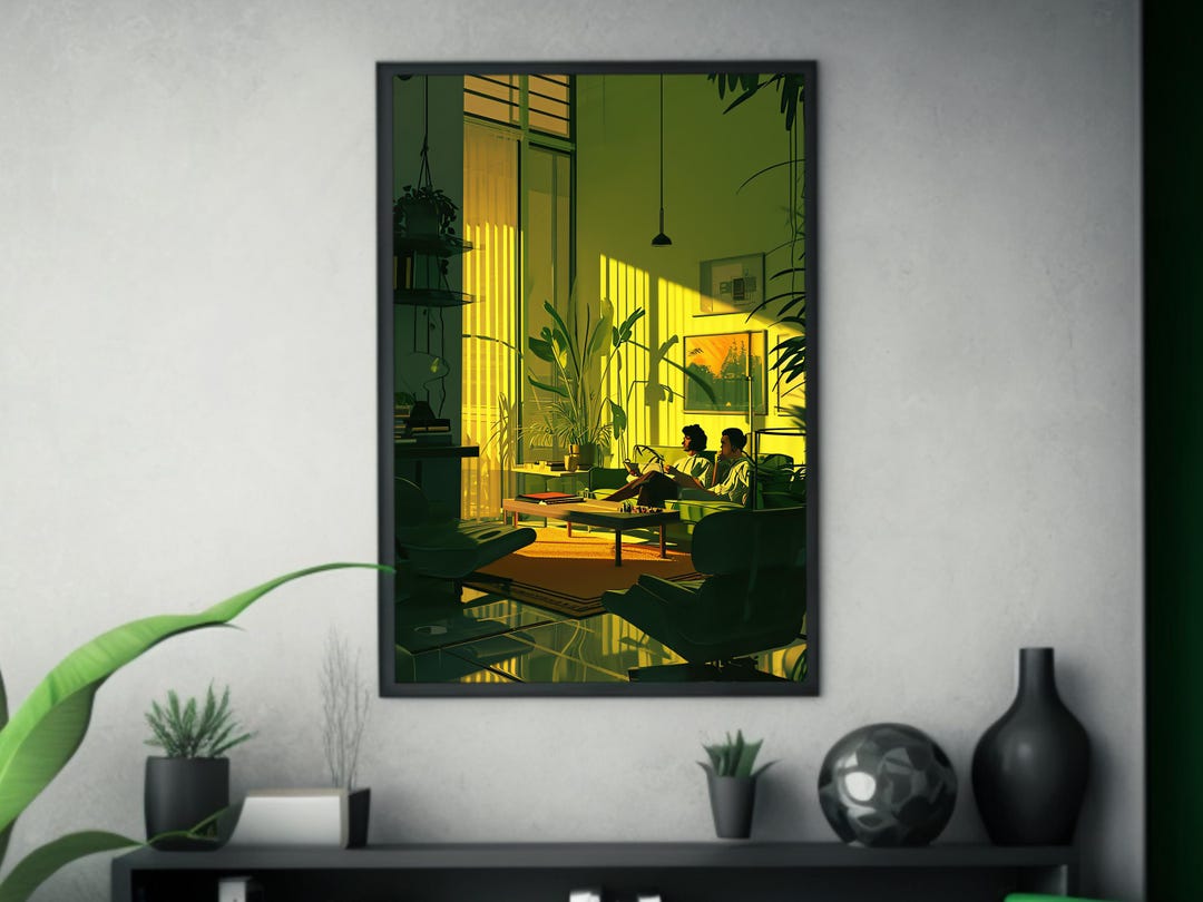 Neo-romanticism Inspired Poster Modern Living Room Art Unique Hopper ...