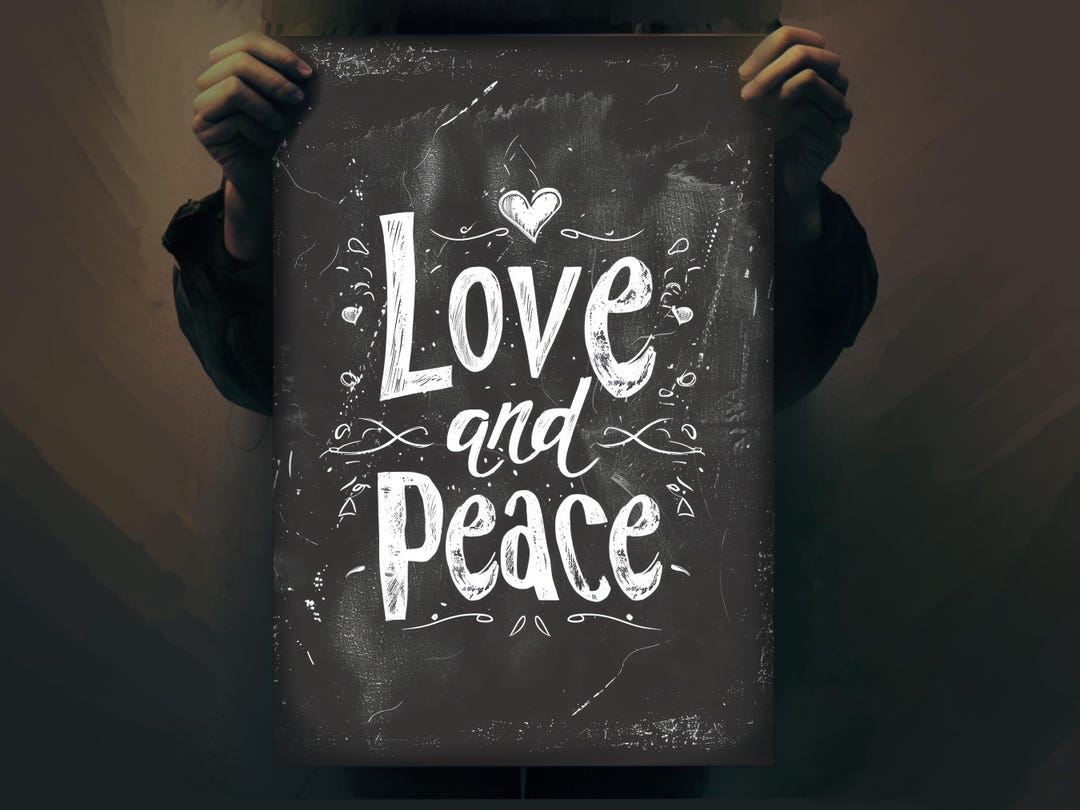 Chalkboard Unity Poster | International Typographic Style | Flowing ...