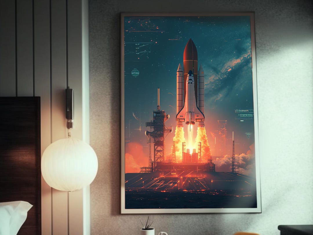 Space Shuttle Lift-off NASA Space Tourism Art Cgsociety 9 Winner Astral ...
