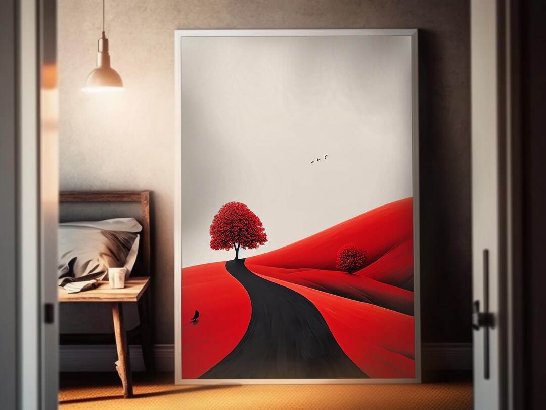 Red Hill Freedom Tree | Ultrafine Detail Art | Lone Tree Digital ...