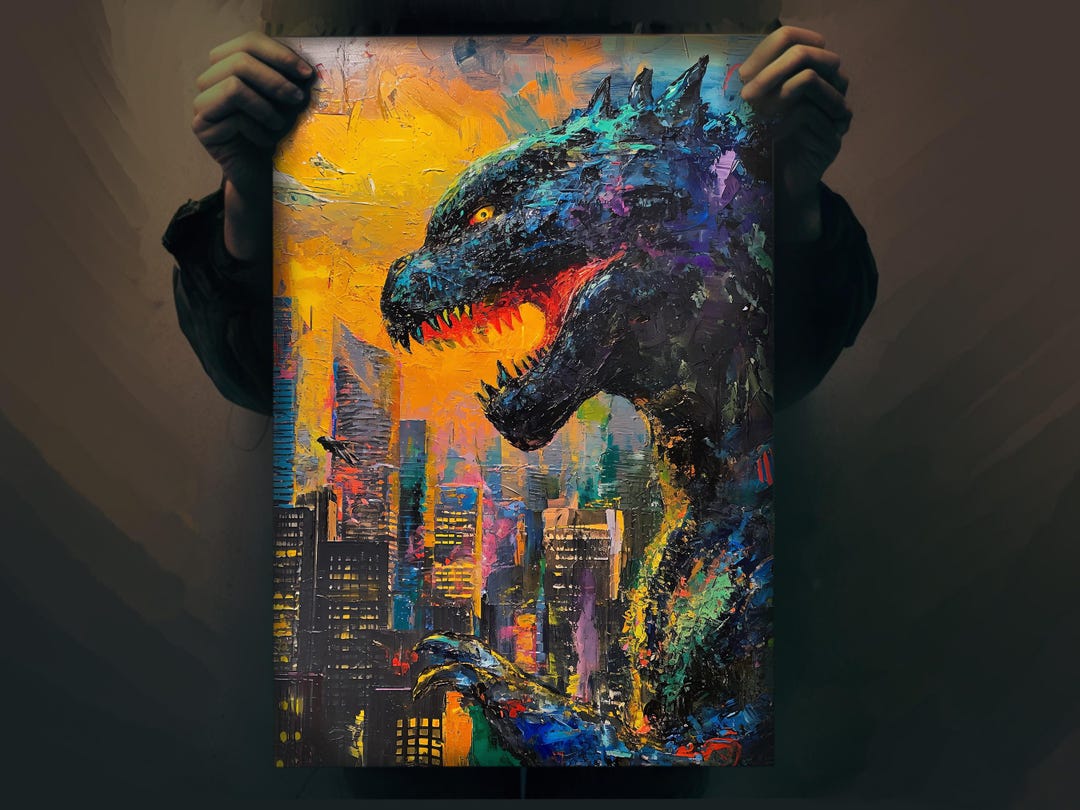 Godzilla City Skyline Artwork Altermodern Character Portrait Trending ...