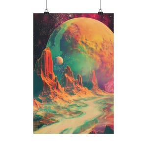 Modern Art Print | Vibrant Wall Decor | High-quality Poster | Gallery ...