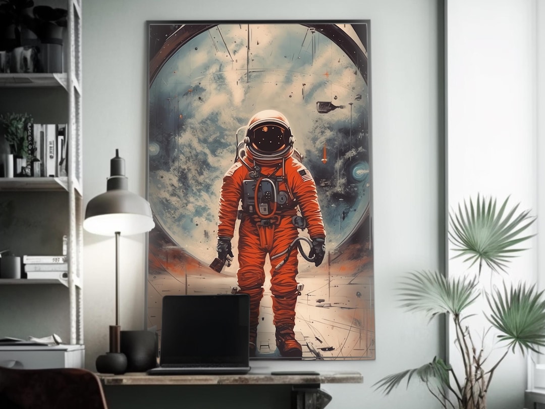 Interstellar Astronaut Art | Detailed Space Suit Painting | Sci-fi ...