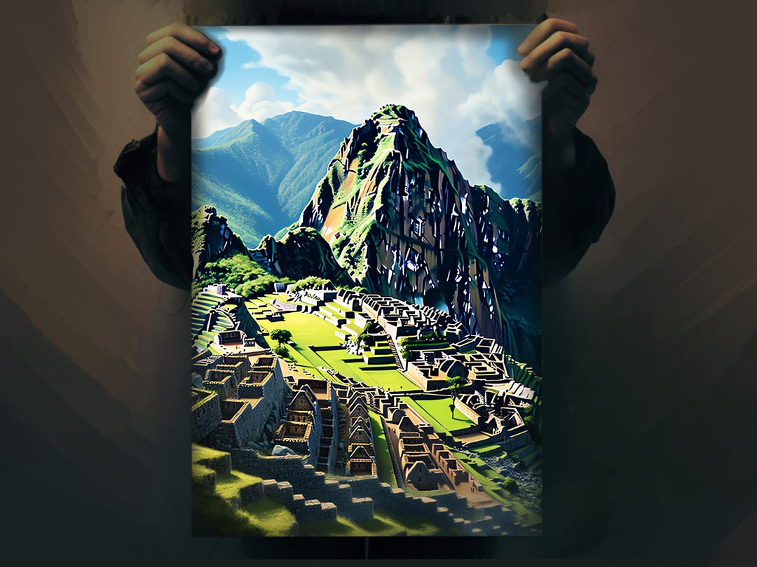 Digital Matte Painting | Machu Picchu Ruins | Hyper-detailed 3D Art ...