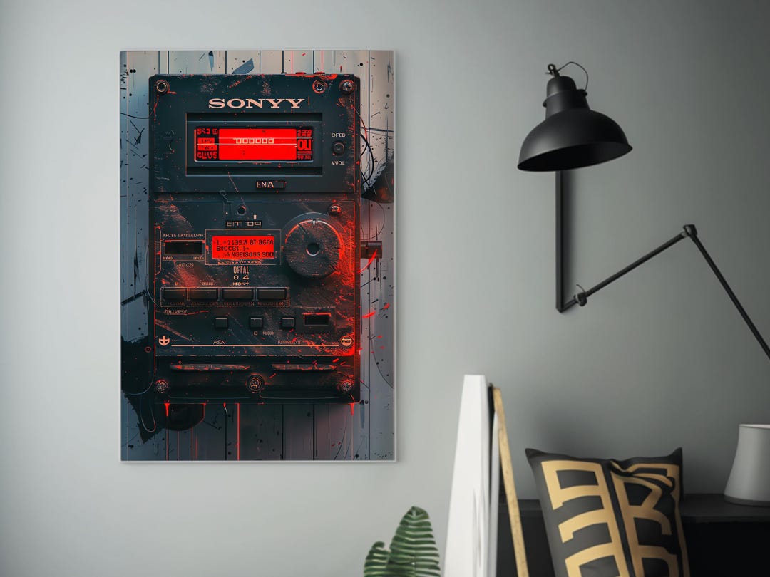 Cyberpunk Radio Wall Art Poster Cgsociety Serial Art Octane Renderer ...