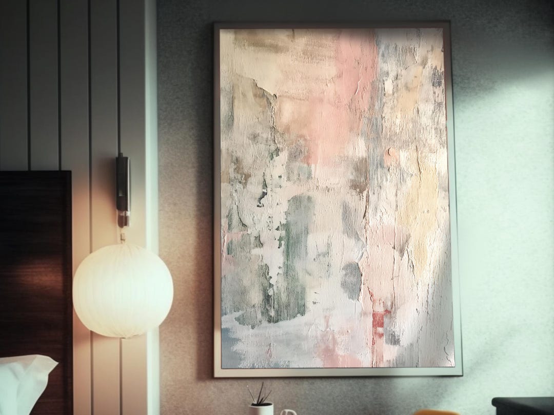 Abstract Pastel Fabric Texture Art - Inspired by Peeling Paint ...