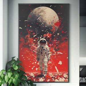 Astronaut Moonwalker Poster | Inspired Space Art | Behance Contest ...
