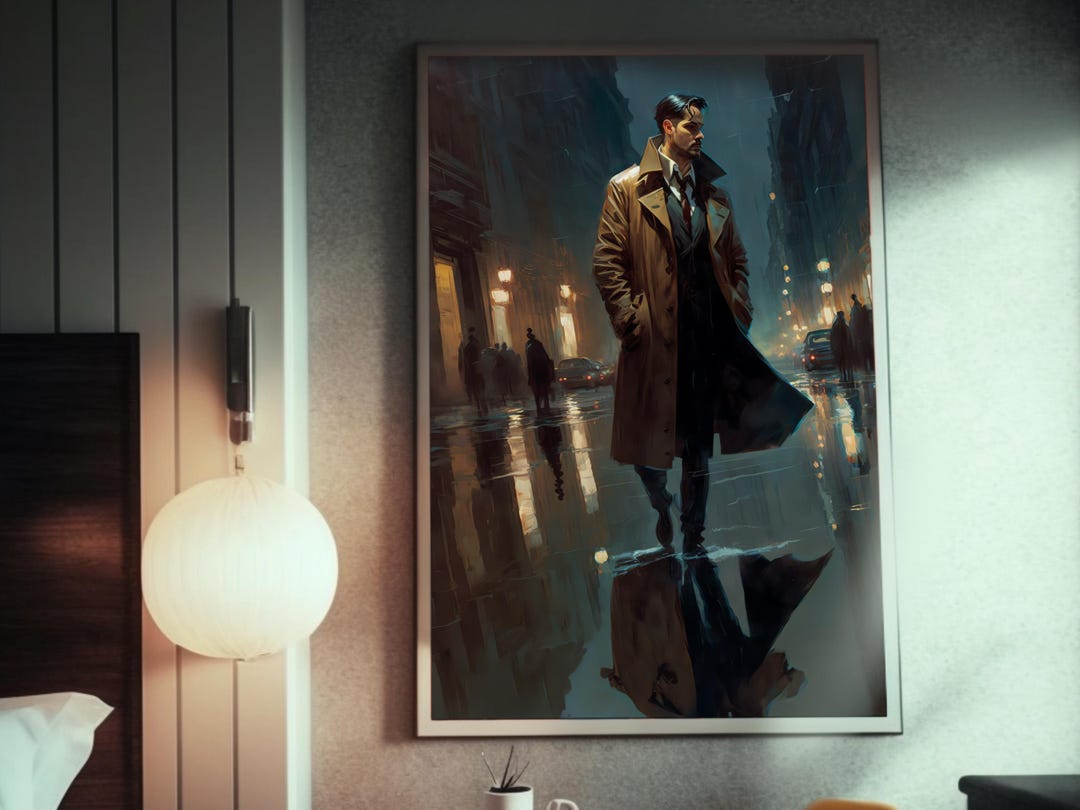 Rainy Day Figure Painting | Neo-figurative Art | Inspirational Wall ...