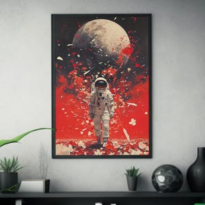 Astronaut Moonwalker Poster | Inspired Space Art | Behance Contest ...
