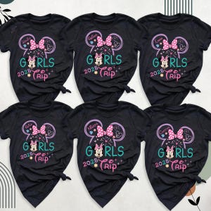 Disney Girls Trip Shirts, Girls Trip 2025 Shirt, Girls Travel Shirt, Disney Vacation Shirt ...