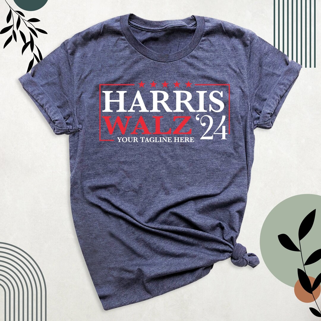 Harris Walz 24 Shirt, Vice President Tim Walz Tshirt, Custom Democrat ...