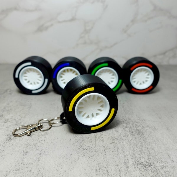 3d Printed F1 Keychain - Etsy