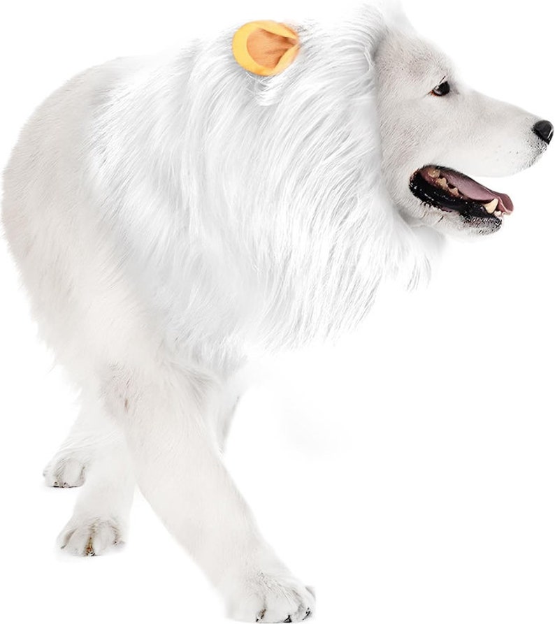 Realistic Lion Mane Wig for Medium to Large Dogs Fun Halloween Costume ...