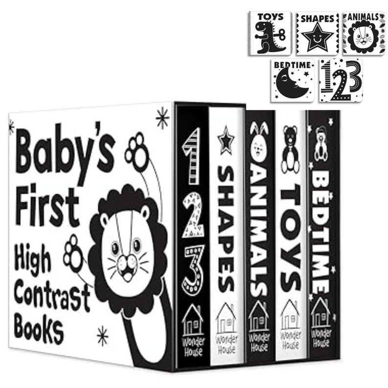 High Contrast Baby Board Books Set: Newborn Visual Development - Etsy