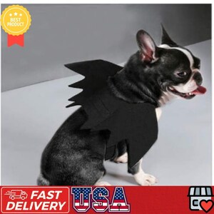 Bat Wings Costume for Pets Halloween Christmas Dress-up Accessories for ...