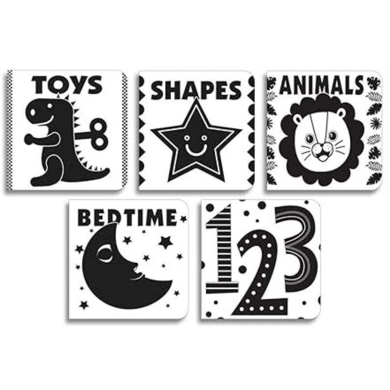 High Contrast Baby Board Books Set: Newborn Visual Development - Etsy