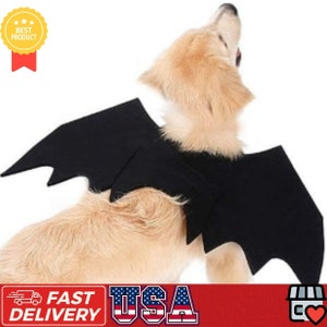 Bat Wings Costume for Pets Halloween Christmas Dress-up Accessories for ...