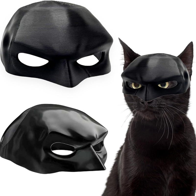 Bat Cat Mask - Etsy