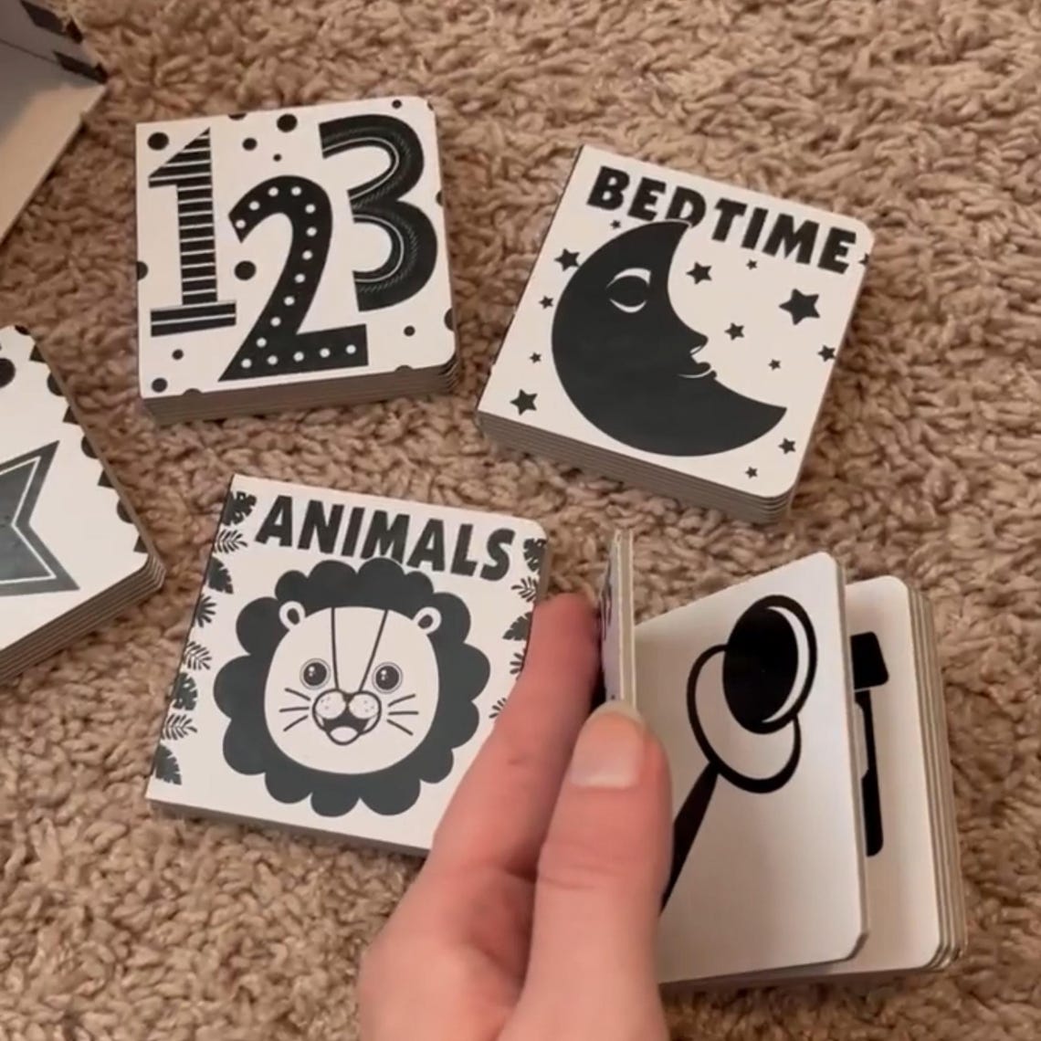 High Contrast Baby Board Books Set: Newborn Visual Development - Etsy