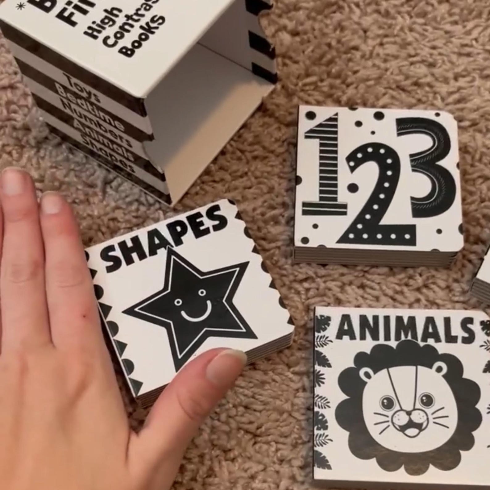 High Contrast Baby Board Books Set: Newborn Visual Development - Etsy