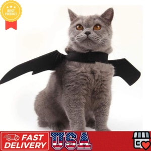 Bat Wings Costume for Pets Halloween Christmas Dress-up Accessories for ...
