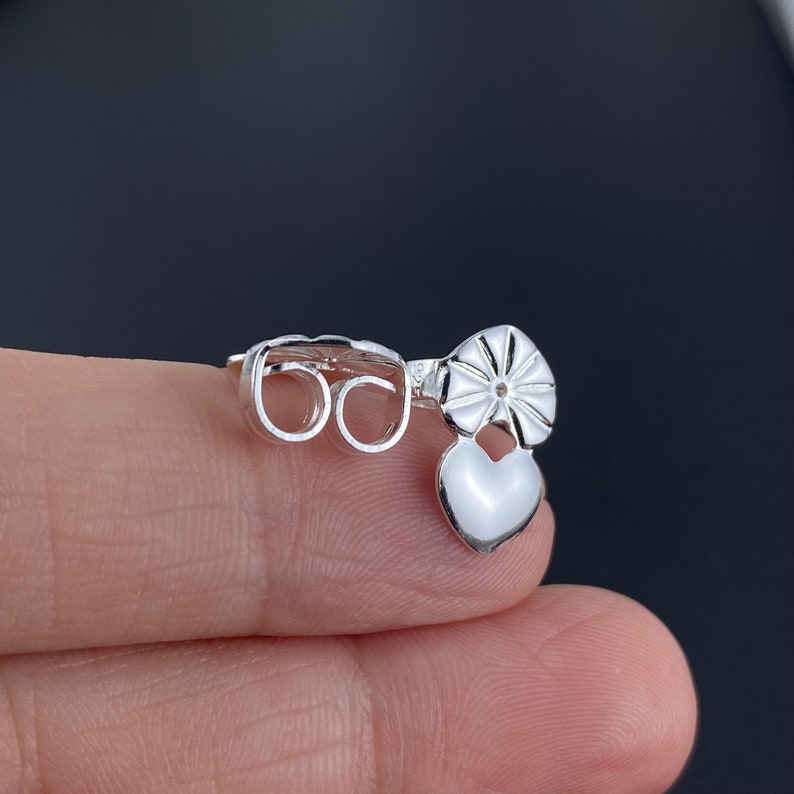 4 Pairs of Earring Lifters Earlobe Support for Heavy Earrings ...