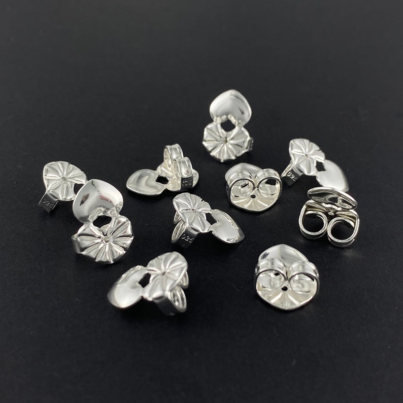 4 Pairs of Earring Lifters Earlobe Support for Heavy Earrings ...