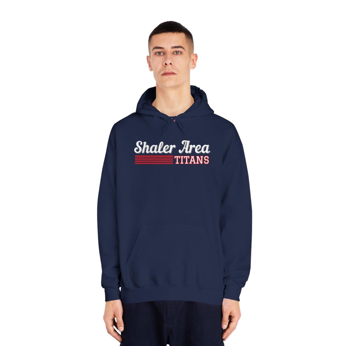Shaler Area Titans Customizable Name and Number Unisex Dryblend® Hooded ...