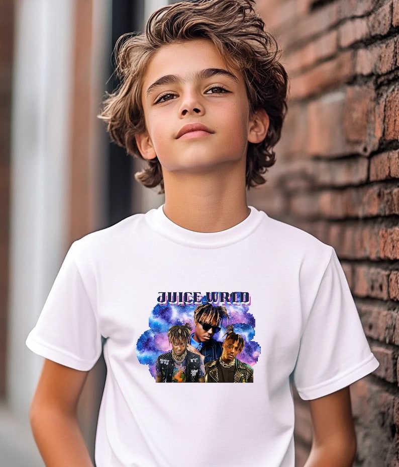 Juice WRLD Kids Softstyle Tee - Stylish Music Tee for Young Fans ...