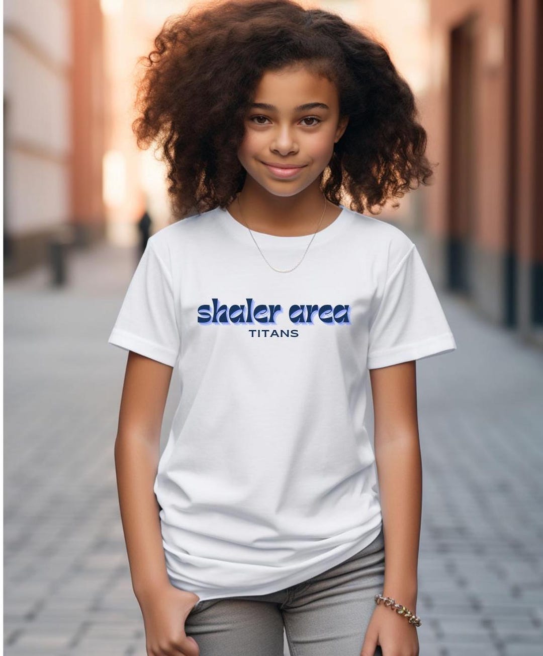 Youth Shaler Area Titans Lower Case Text Softstyle Tee - Etsy