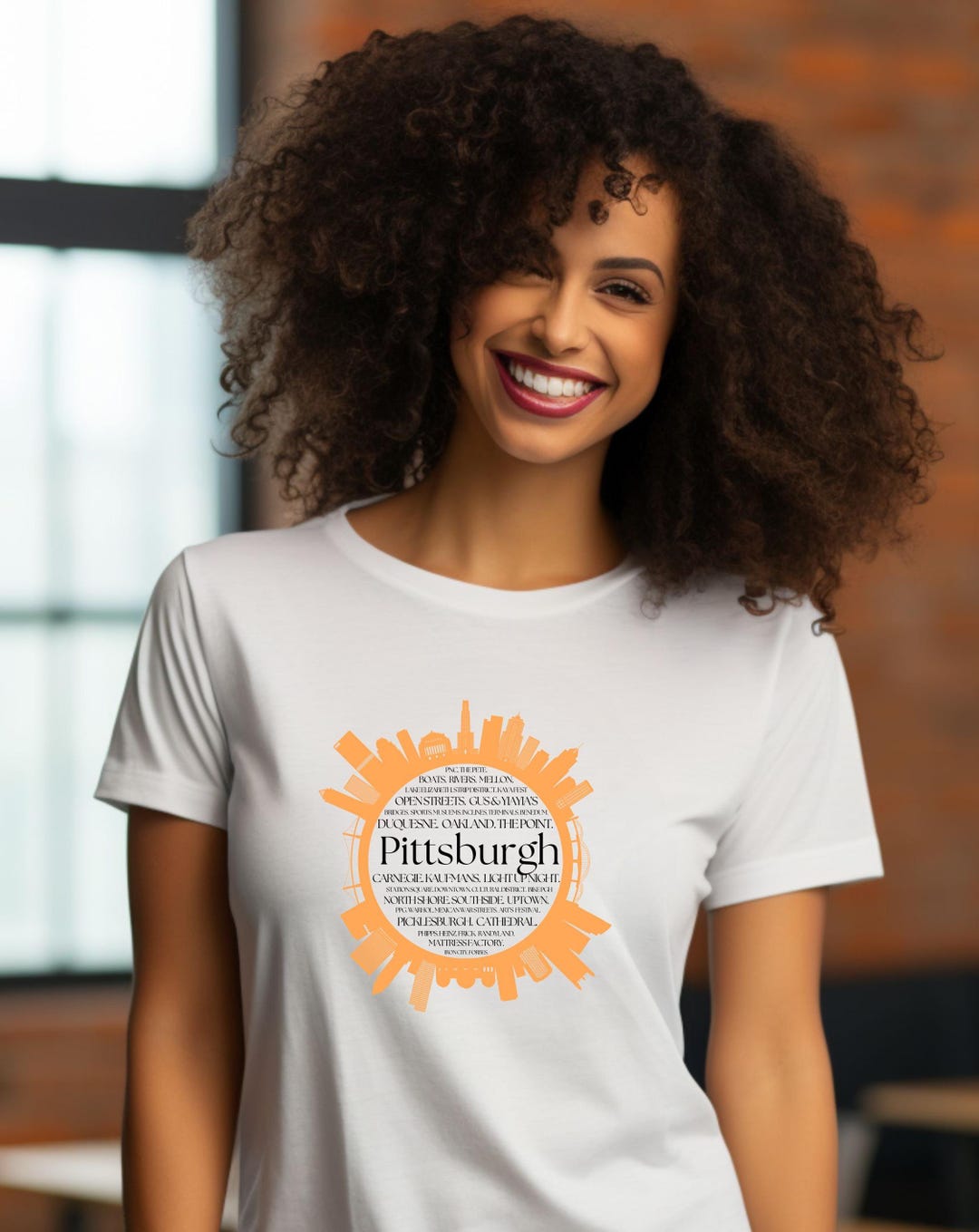 Pittsburgh Word Collage T-shirt, Pittsburgh T-shirt, Pittsburgh ...