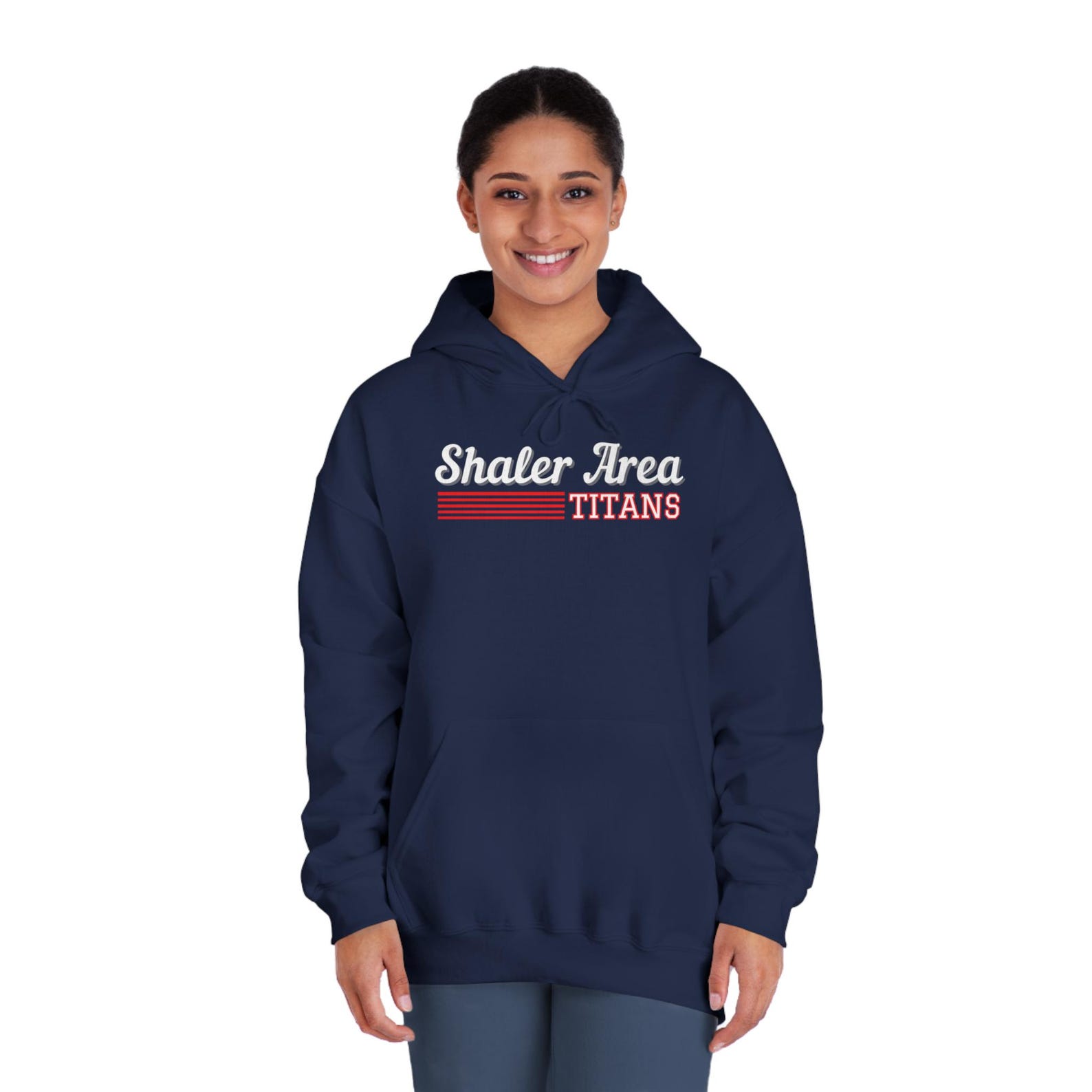 Shaler Area Titans Customizable Name and Number Unisex Dryblend® Hooded ...