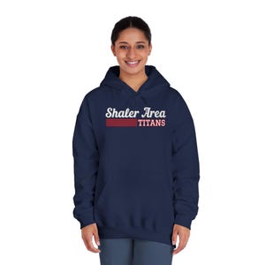 Shaler Area Titans Customizable Name and Number Unisex Dryblend® Hooded ...