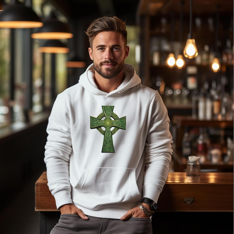 Celtic Cross Hoodies - Etsy