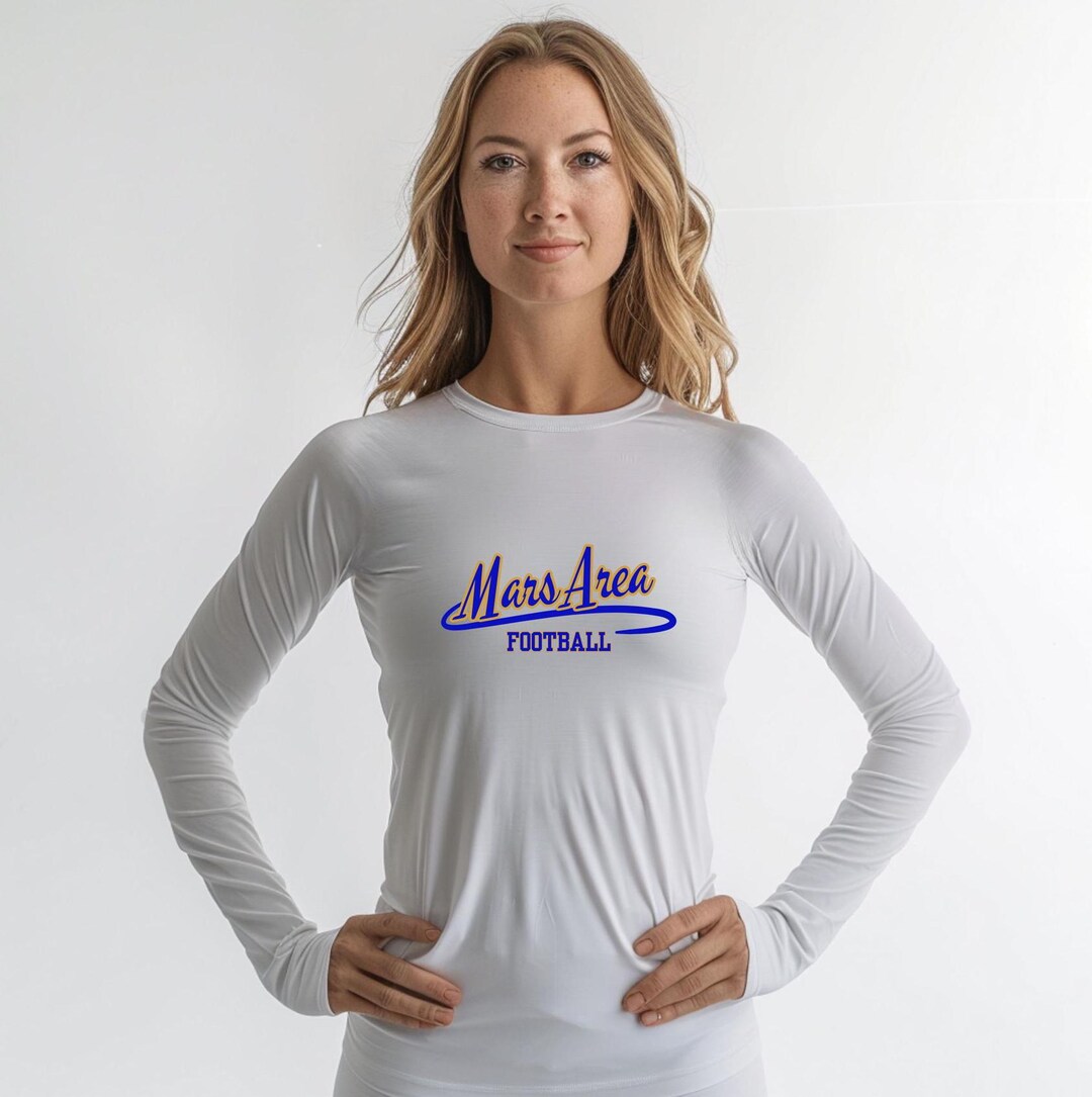Mars Area Fightin' Planets Football Shirt, Moisture Wicking, Sports ...
