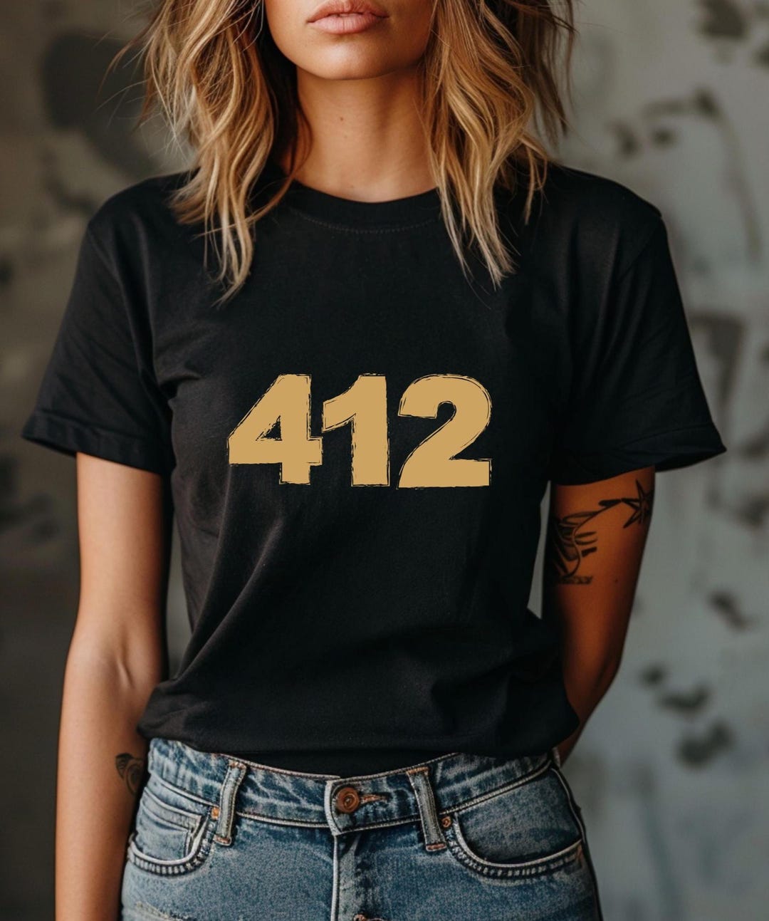 Pittsburgh 412 T-shirt: Unisex City Pride Tee - Etsy