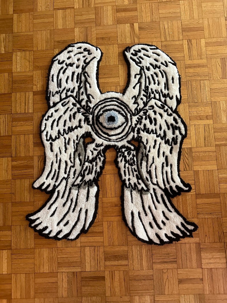 Biblically Accurate Angel Rug - Etsy