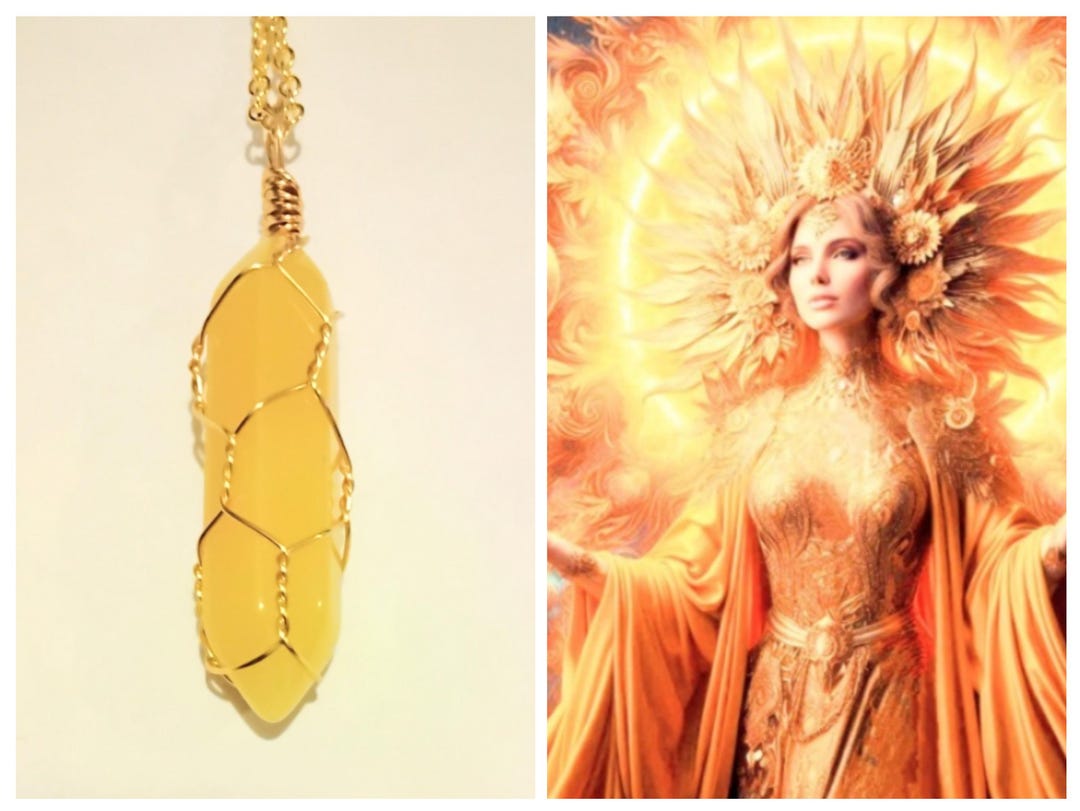 Goddess Sunna Talisman Goddess Sól Talisman Sun Goddess Spell Talisman ...